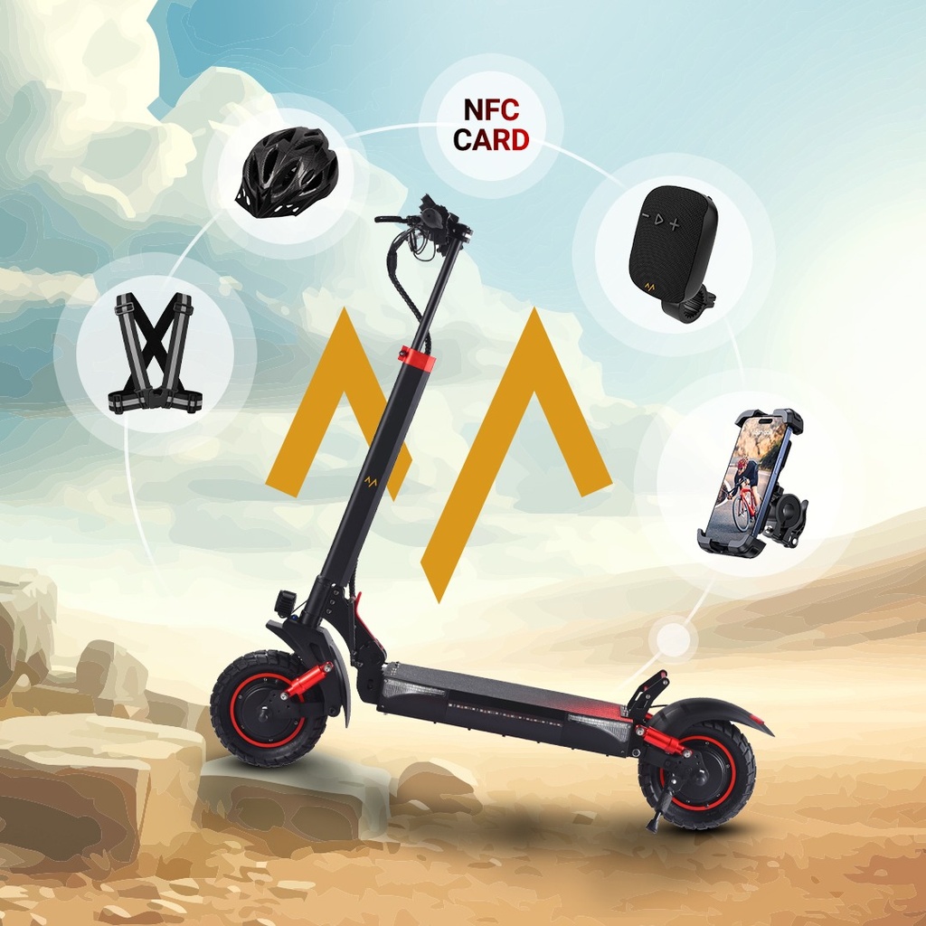 7MD Scooter Foldable 500W Power 55 KM/H Speed Innovative and Sleek ...