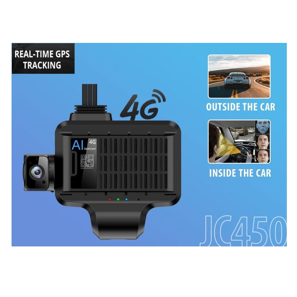 Jimi IoT JC450 AI-Powered Dash Cam: Real-Time 5-Channel Video, Driver ...